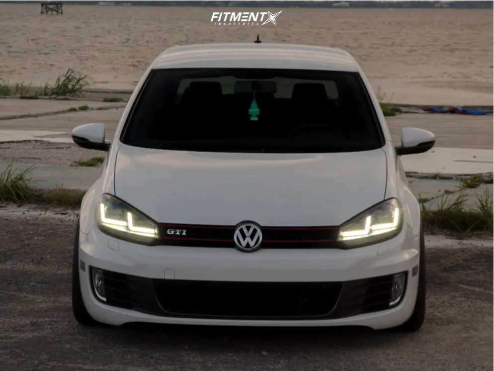 2013 Volkswagen GTI Base with 18x9 Enkei Rpf1 and Continental 225x40 on Coilovers | 2268808 ...