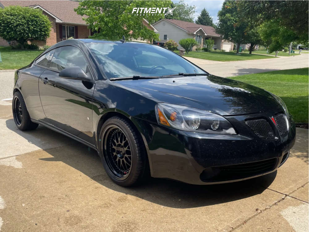 2008 Pontiac G6 GT with 18x9.5 ESR Sr01 and Michelin 255x35 on Lowering ...