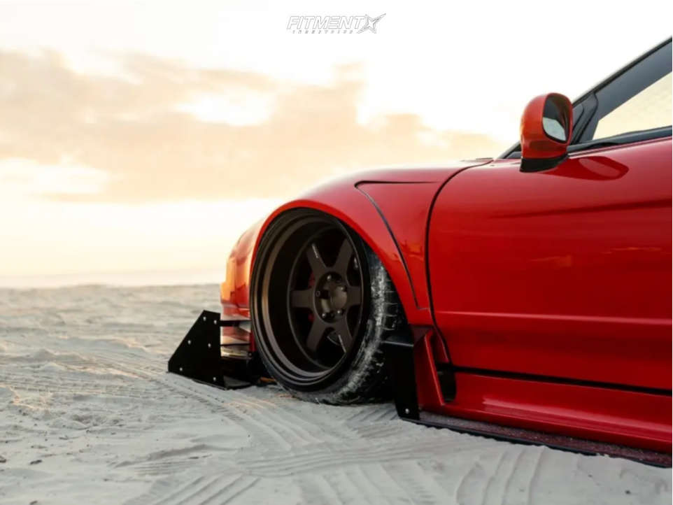 1991 Acura NSX Base with 18x11 Volk Te37v Mk Ii and Falken 255x35 on ...