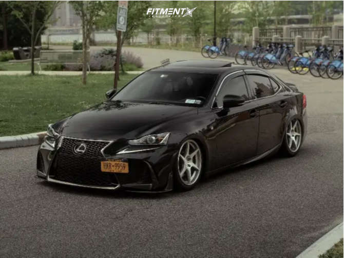 2017 Lexus IS300 F Sport with 18x8.5 Anovia Titan and Hankook 235x40 on ...