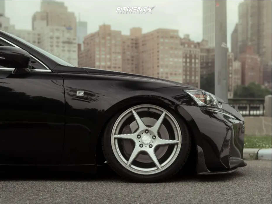 2017 Lexus IS300 F Sport with 18x8.5 Anovia Titan and Hankook 235x40 on ...