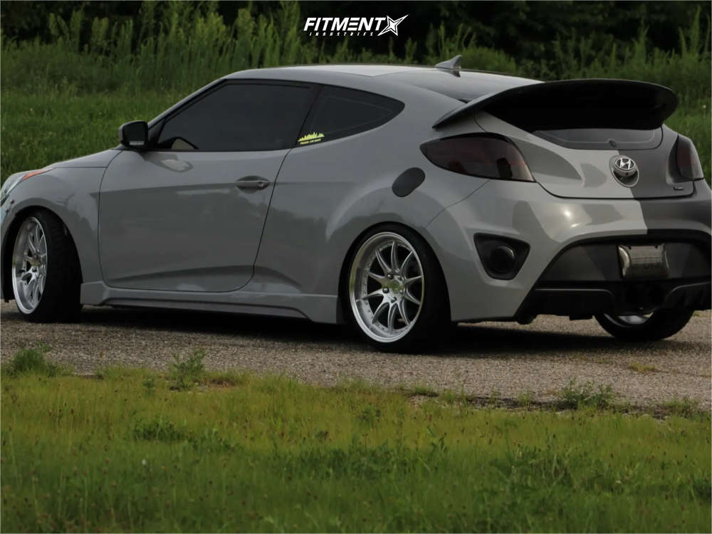 2015 Hyundai Veloster Turbo R-Spec with 18x8.5 Aodhan DS07 and Nitto ...