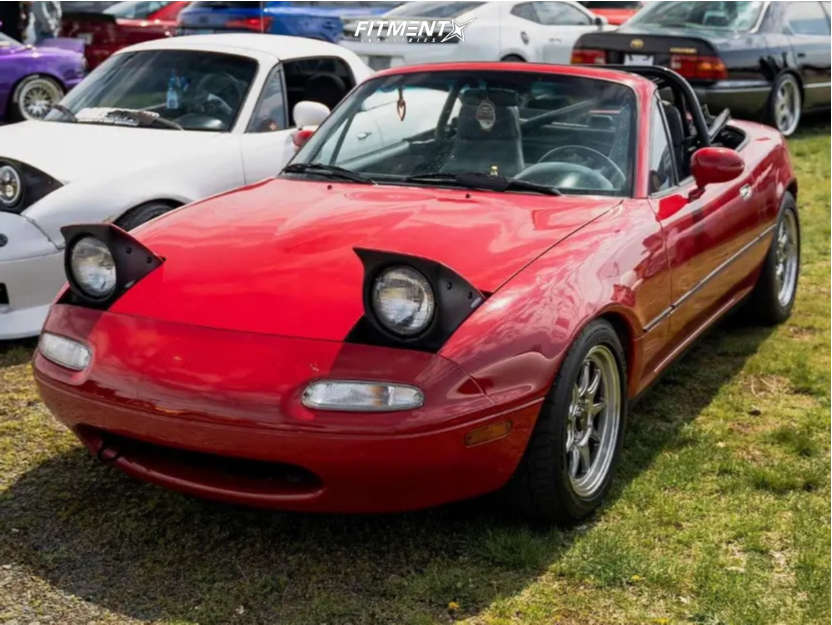 1990 Mazda Miata Base with 15x7.5 Konig Countergram and Nitto 205x50 on ...