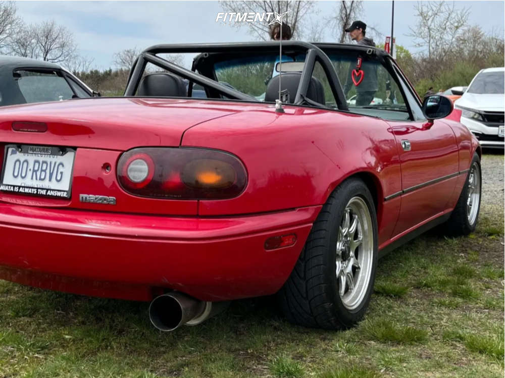 1990 Mazda Miata Base with 15x7.5 Konig Countergram and Nitto 205x50 on ...
