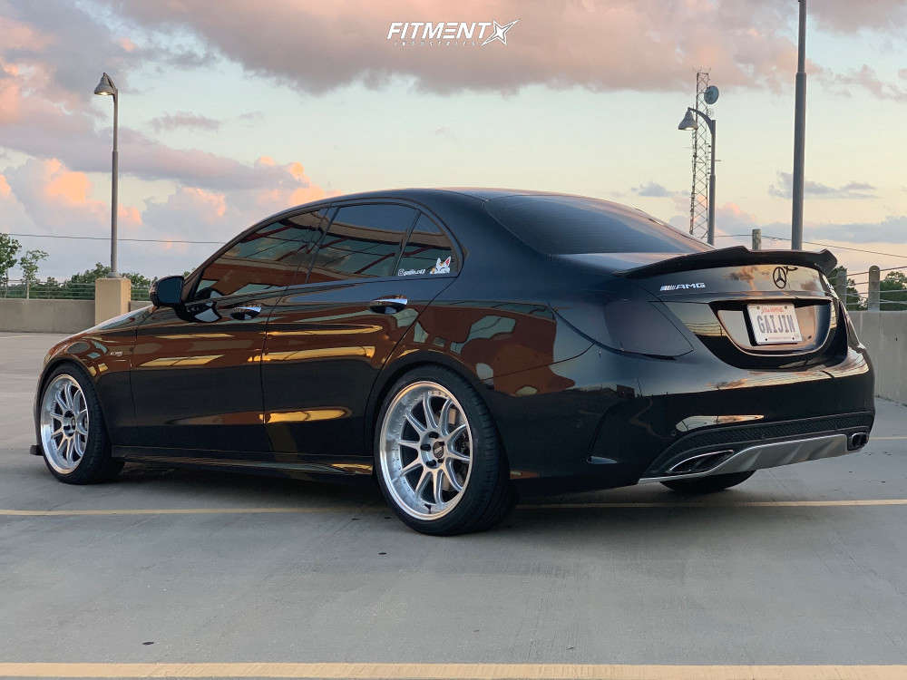 2017 Mercedes-Benz C43 AMG 4Matic with 19x8.5 ESR Cs12 and Delinte ...