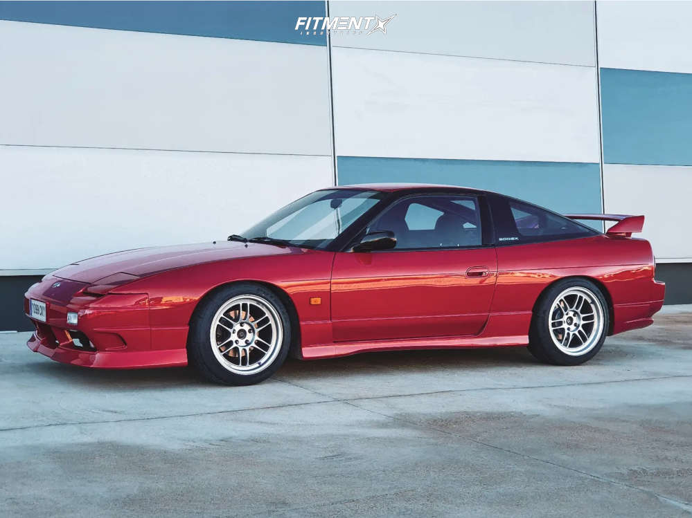 1992 Nissan 240SX SE with 17x9 Enkei Rpf1 and Bridgestone 225x45 on ...