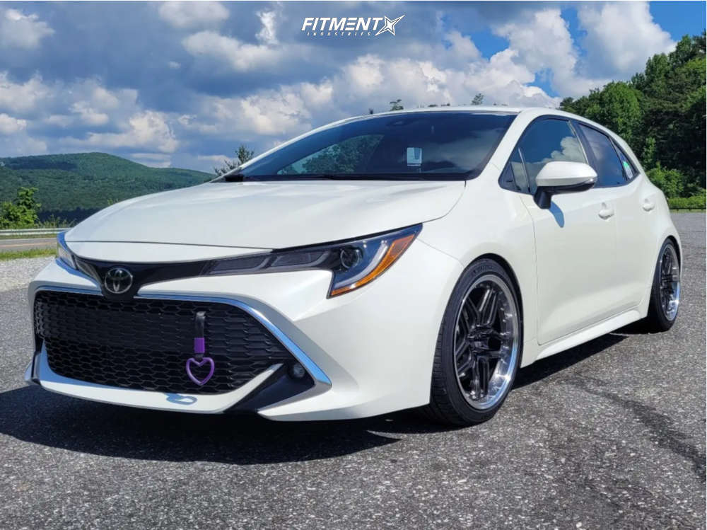 2019 Toyota Corolla XSE with 18x8.5 ESR Cs15 and Michelin 225x40 on ...