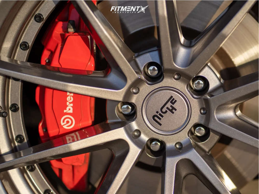 2018 Kia Stinger GT1 with 20x9 Niche Sector and Ohtsu 245x35 on Stock ...