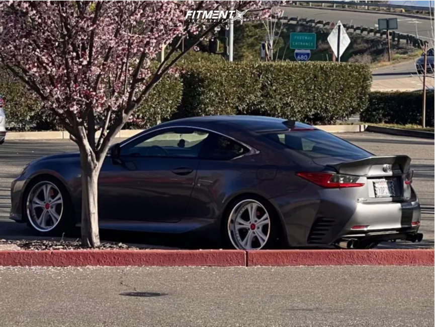 2017 Lexus RC200t F Sport with 19x9 Weds Cerberus 2 and Falken 255x35 ...