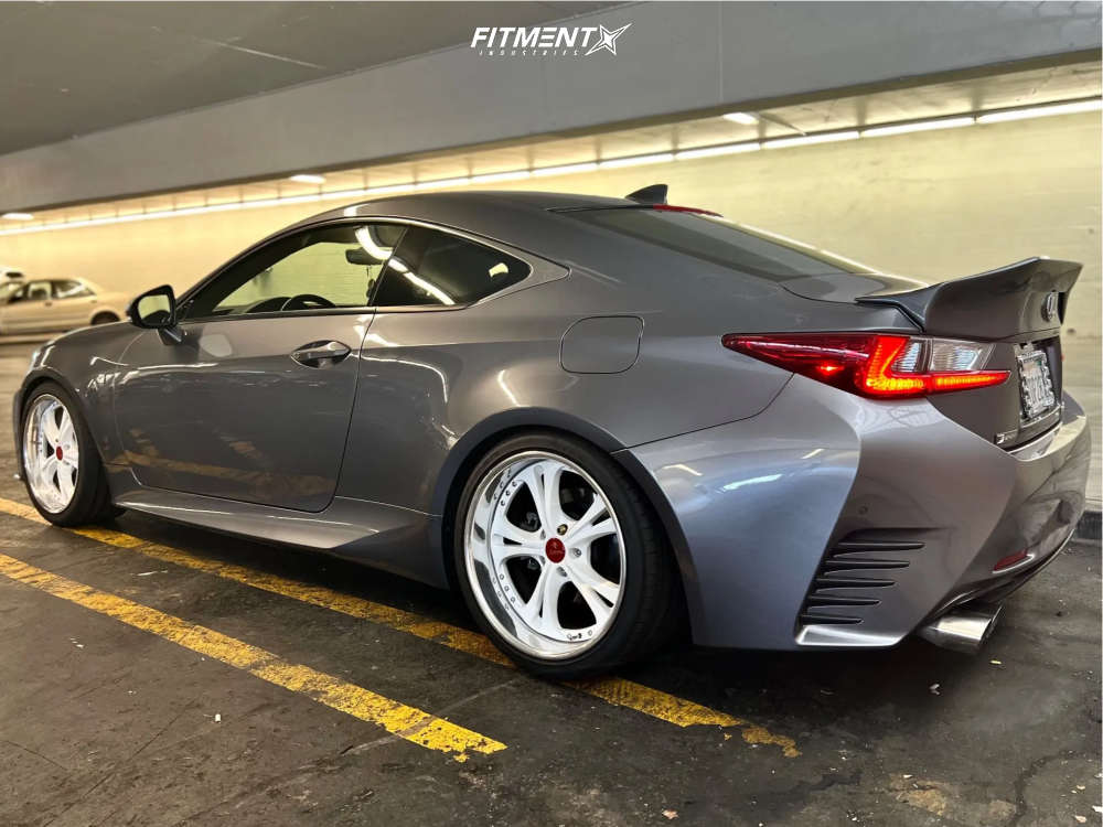 2017 Lexus RC200t F Sport with 19x9 Weds Cerberus 2 and Falken 255x35 ...