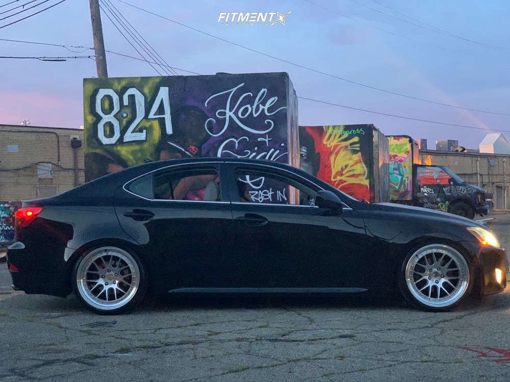 2008 Lexus IS250 Base with 19x9.5 Aodhan Ds06 and Delinte 215x35 on ...