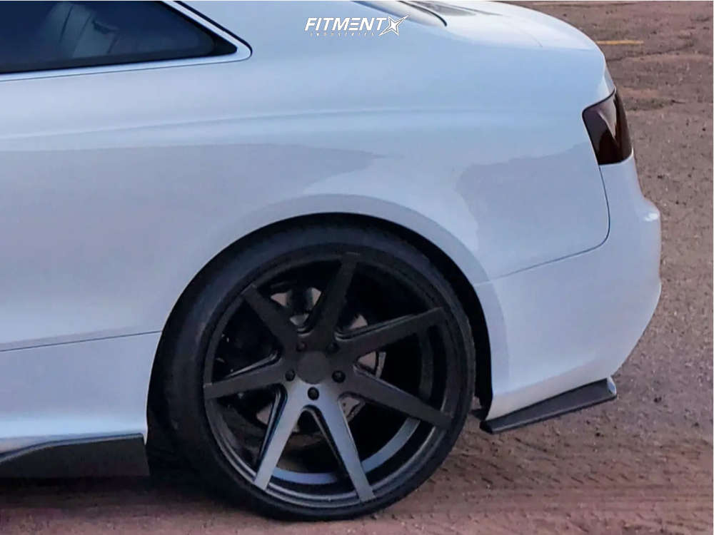2013 Audi RS5 Base with 20x11 Rohana Rc7 and Delinte 275x30 on Stock ...