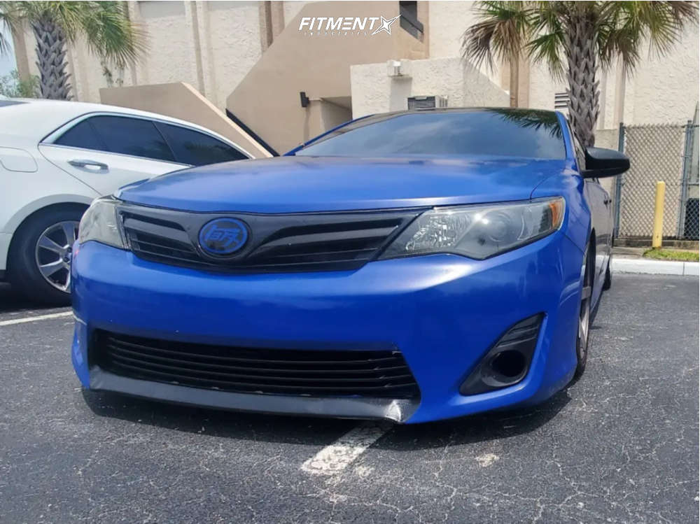 2013 Toyota Camry LE with 18x8 Spec-1 Sp-36 and Continental 245x35 on ...