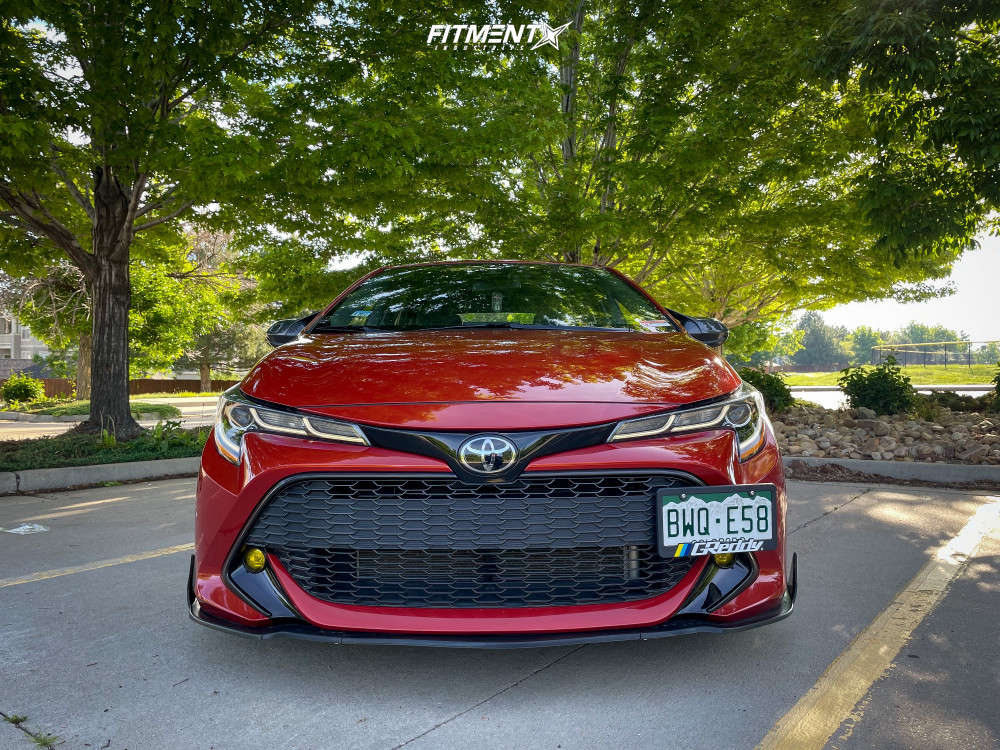 2019 Toyota Corolla SE with 18x9.5 Anovia Carrier and Nitto 225x40 on ...