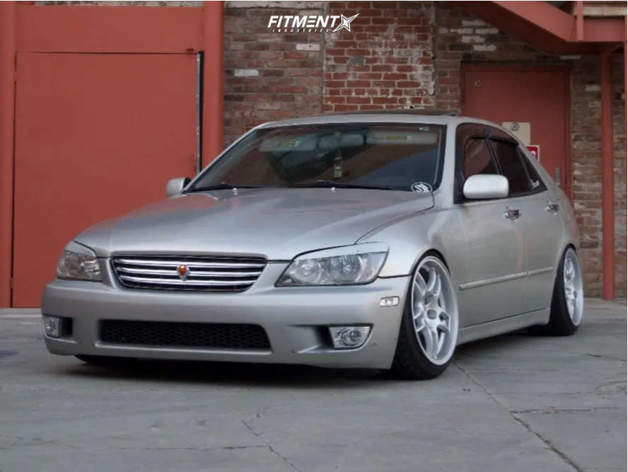 2002 Lexus IS300 Base with 17x9 Square G33 and Nitto 205x40 on ...