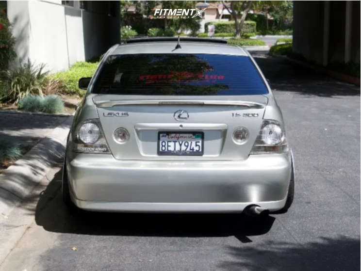 2002 Lexus IS300 Base with 17x9 Square G33 and Nitto 205x40 on ...