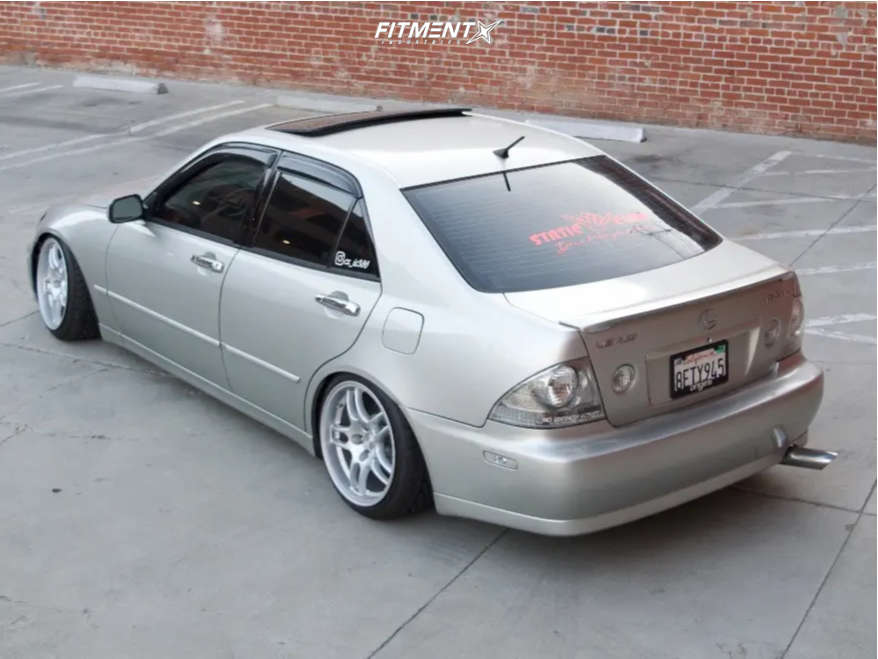 2002 Lexus IS300 Base with 17x9 Square G33 and Nitto 205x40 on ...