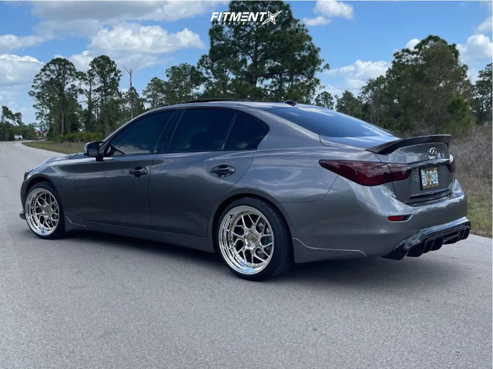 2014 INFINITI Q50 Premium with 19x10.5 Aodhan Ds01 and Delinte 245x35 ...