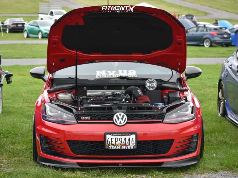 2016 Volkswagen GTI Performance with 18x9.5 ESR Cs15 and Continental ...