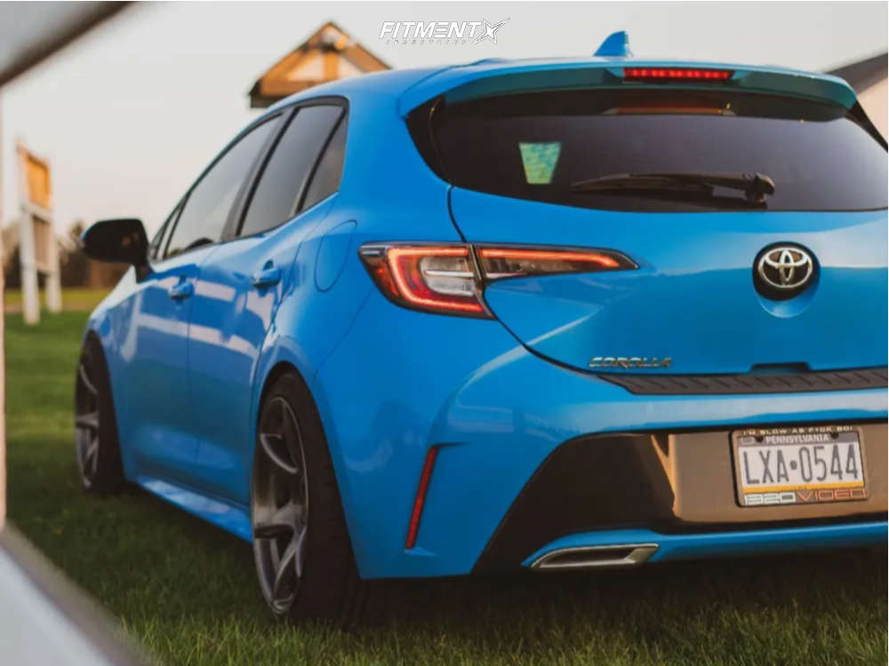 2021 Toyota Corolla XSE with 18x9 Kansei Tandem and Americus 225x40 on ...