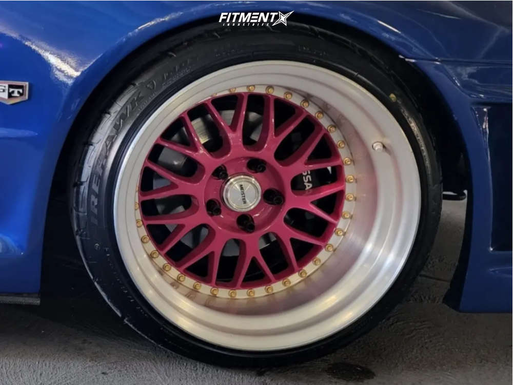 1989 Nissan Skyline GT-R with 18x11 Work Meister M1 3p and Firestone ...