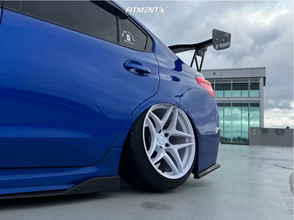 2015 Subaru WRX Premium with 18x10.5 Kansei Astro and Riken 235x40 on ...