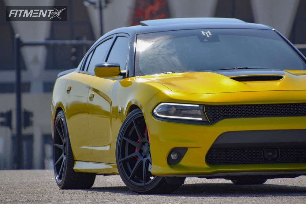 2016 Dodge Charger SRT 392 with 22x9 Velgen Vmb9 and Continental 255x30 ...