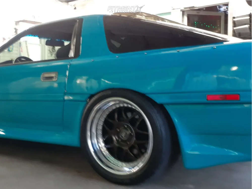 1990 Toyota Supra Turbo with 18x10 Forgestar M14 and Nitto 265x35 on ...