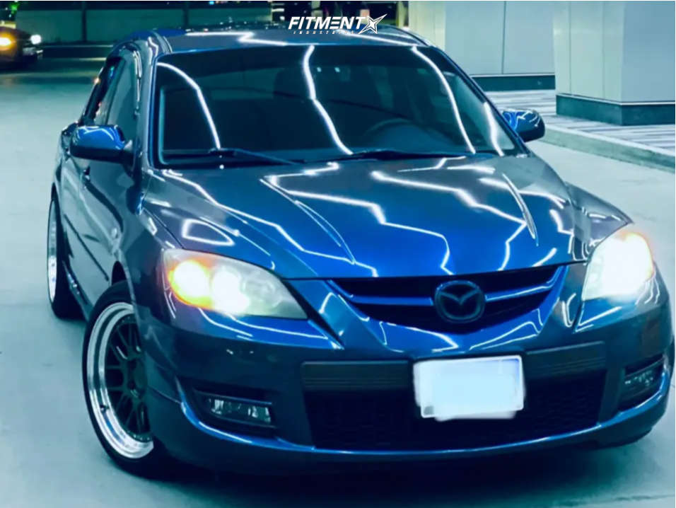 2008 Mazda 3 Mazdaspeed with 18x8.5 Aodhan Ds06 and Goodyear 235x40 on ...