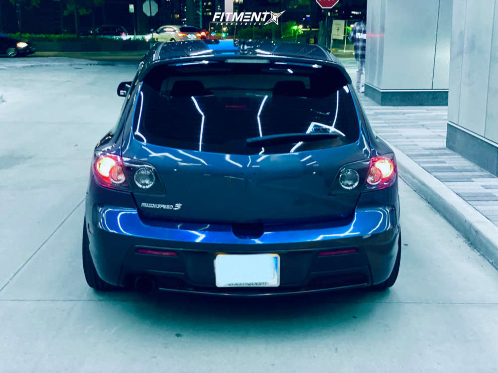 2008 Mazda 3 Mazdaspeed with 18x8.5 Aodhan Ds06 and Goodyear 235x40 on ...