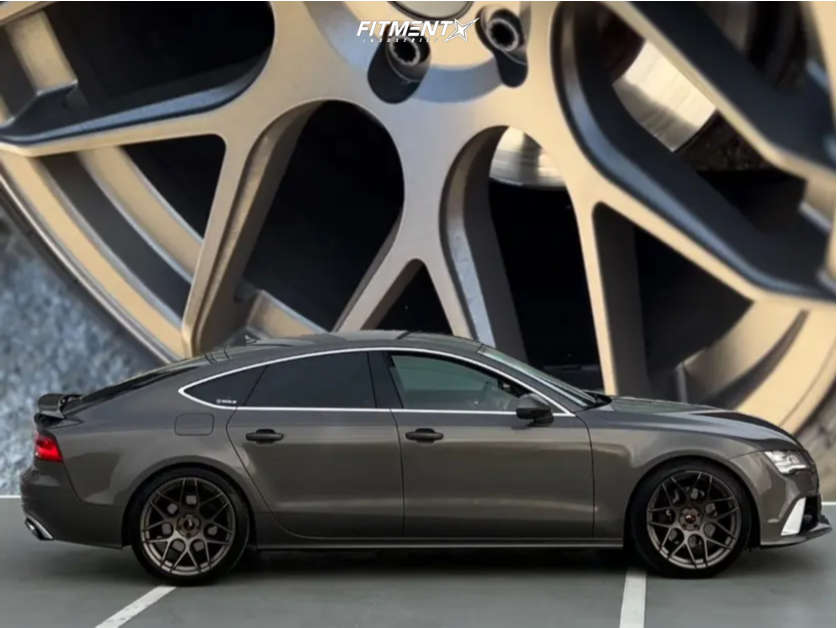 2012 Audi A7 Quattro Base with 20x10 Japan Racing Jr28 and Pirelli ...