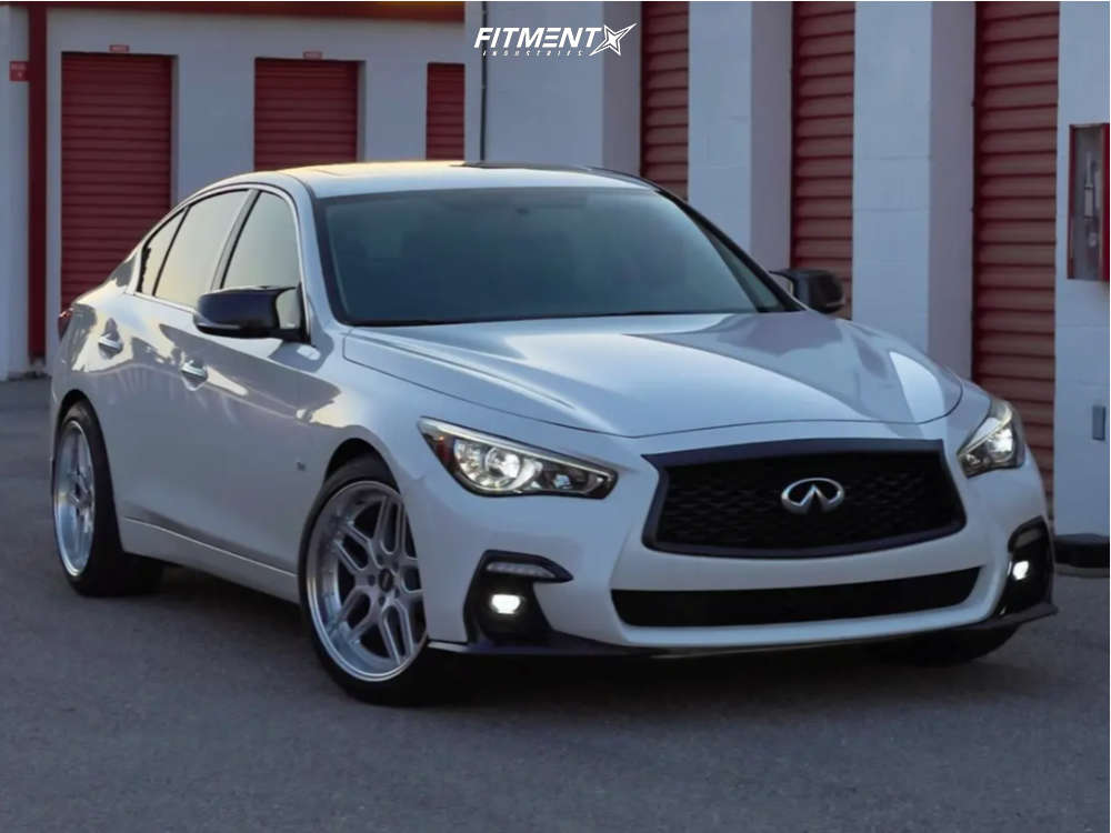 2018 INFINITI Q50 Sport with 19x9.5 ESR Cs15 and Bridgestone 245x40 on ...