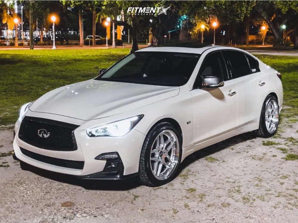 2018 INFINITI Q50 Sport with 19x9.5 ESR Cs15 and Bridgestone 245x40 on ...
