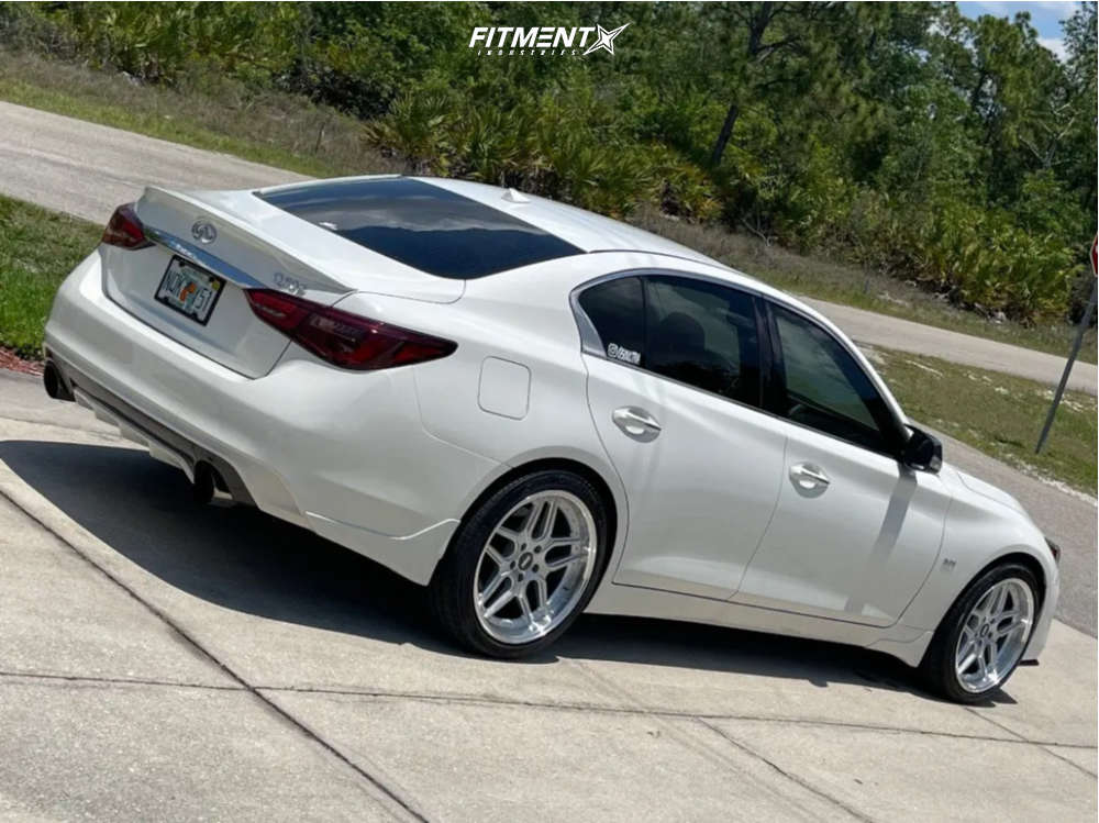 2018 INFINITI Q50 Sport with 19x9.5 ESR Cs15 and Bridgestone 245x40 on ...