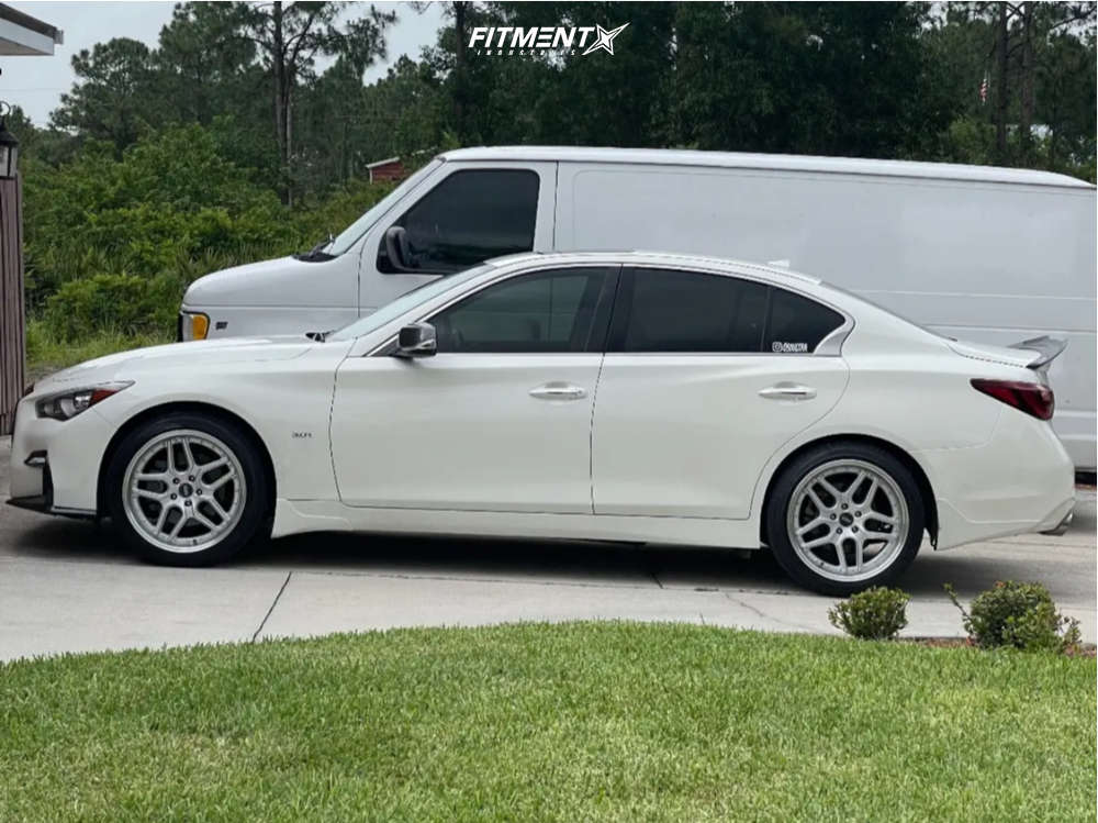 2018 INFINITI Q50 Sport with 19x9.5 ESR Cs15 and Bridgestone 245x40 on ...