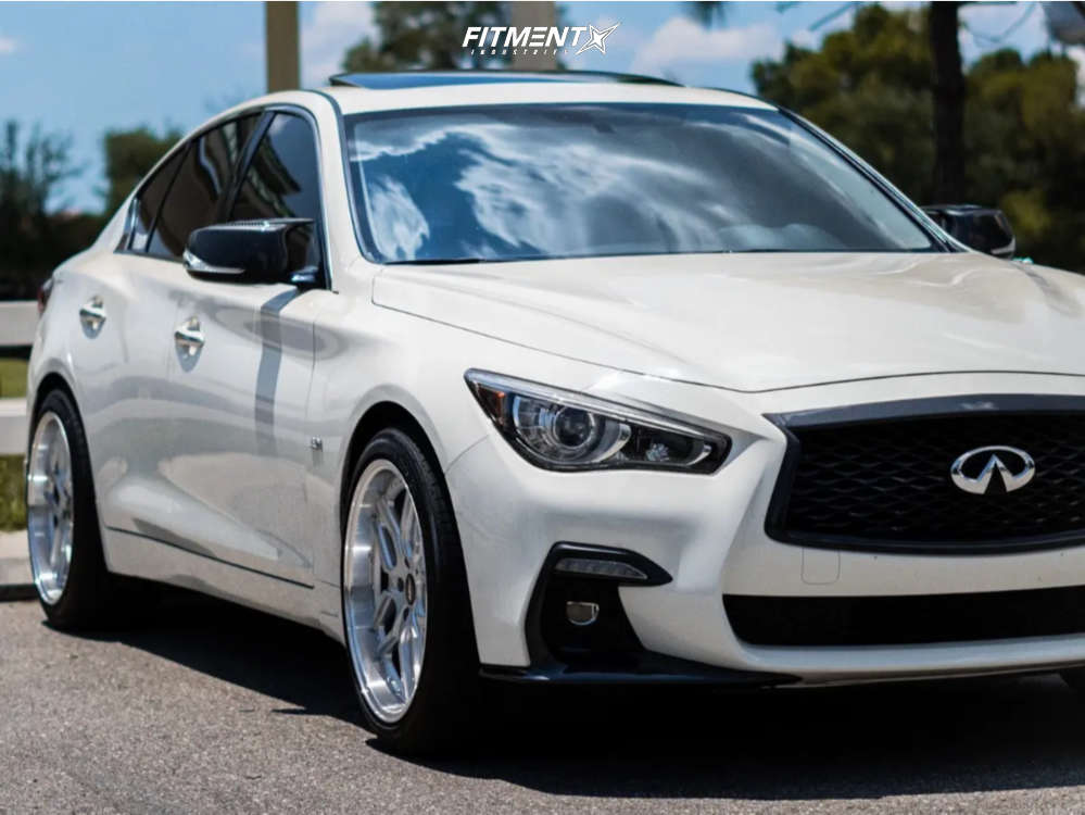 2018 INFINITI Q50 Sport with 19x9.5 ESR Cs15 and Bridgestone 245x40 on ...