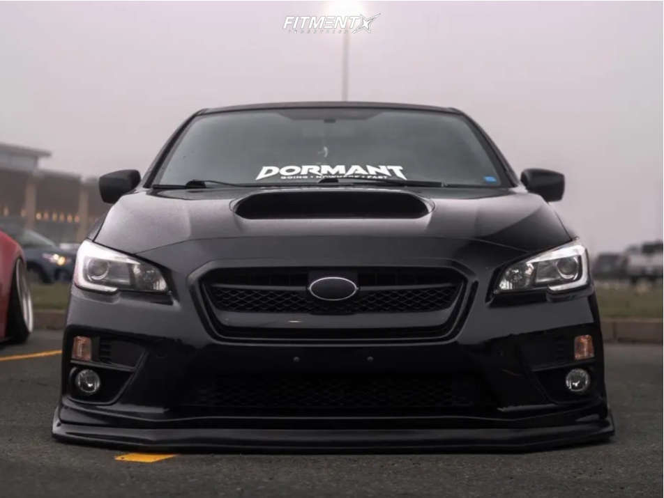 2015 Subaru WRX Premium with 18x9 Work Vs Xx and Zeta 215x35 on Air ...