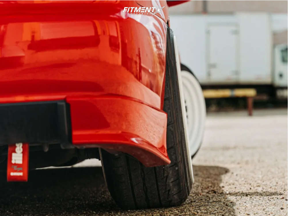 2002 Subaru Impreza WRX with 18x10.5 ESR Sr01 and Firestone 235x40 on ...