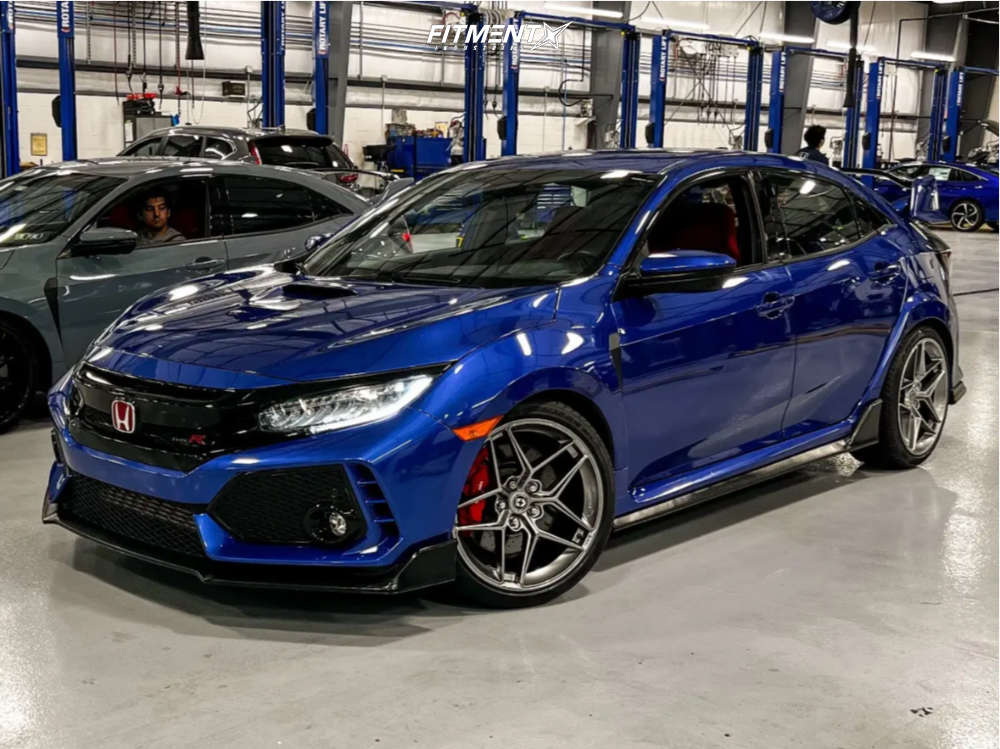 2019 Honda Civic Type R with 19x9.5 HRE FlowForm Ff11 and Pirelli ...