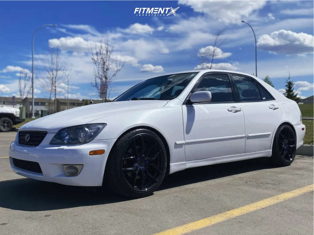 2005 Lexus IS300 Base with 18x8.5 TSW Silvano and Black Hawk 225x40 on Coilovers | 2278465 ...