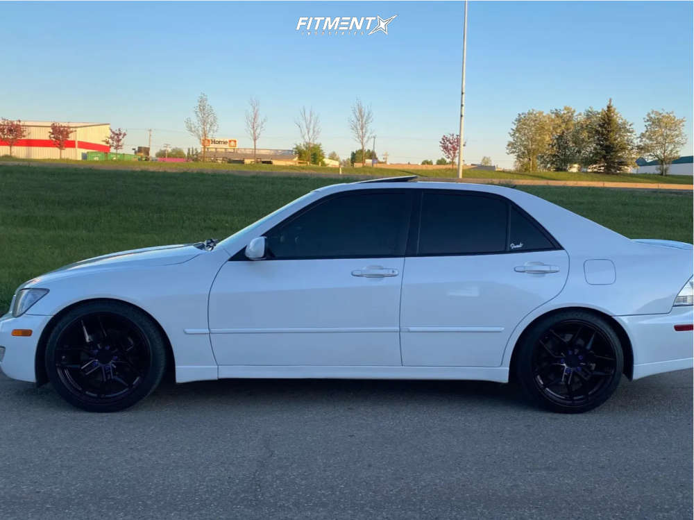2005 Lexus IS300 Base with 18x8.5 TSW Silvano and Black Hawk 225x40 on Coilovers | 2278465 ...
