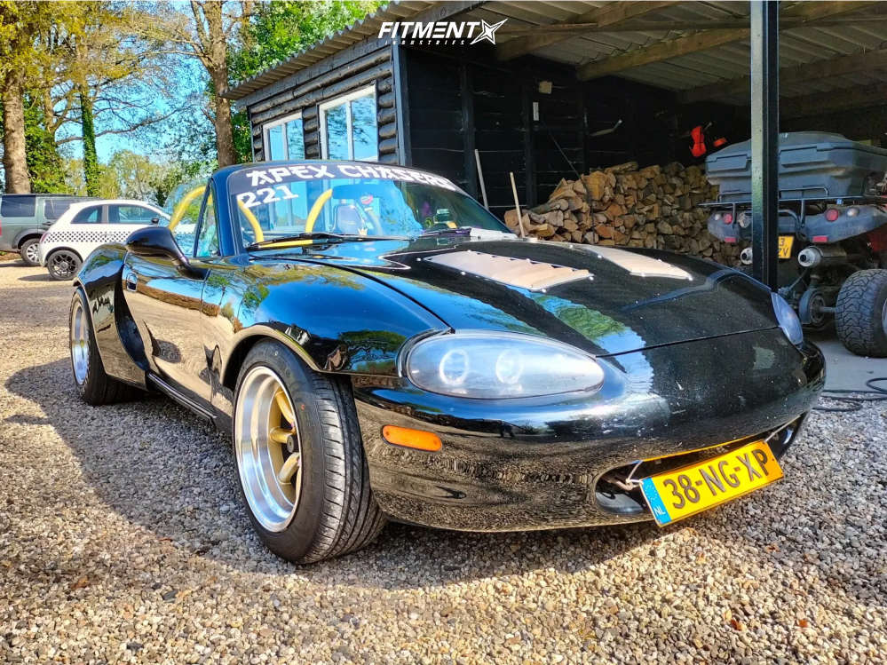 1999 Mazda Miata Base with 15x9 Japan Racing JR19 and Nankang 205x55 on ...