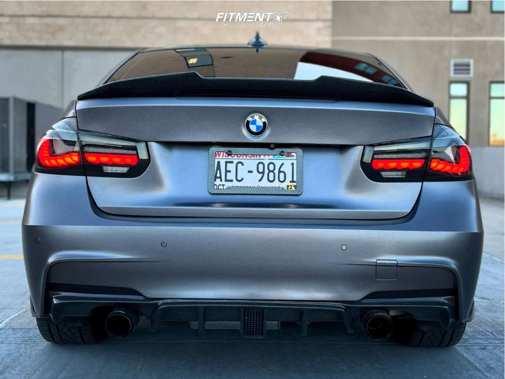 2017 BMW 330i XDrive Base with 19x8.5 Curva C7 and Continental 255x35 ...