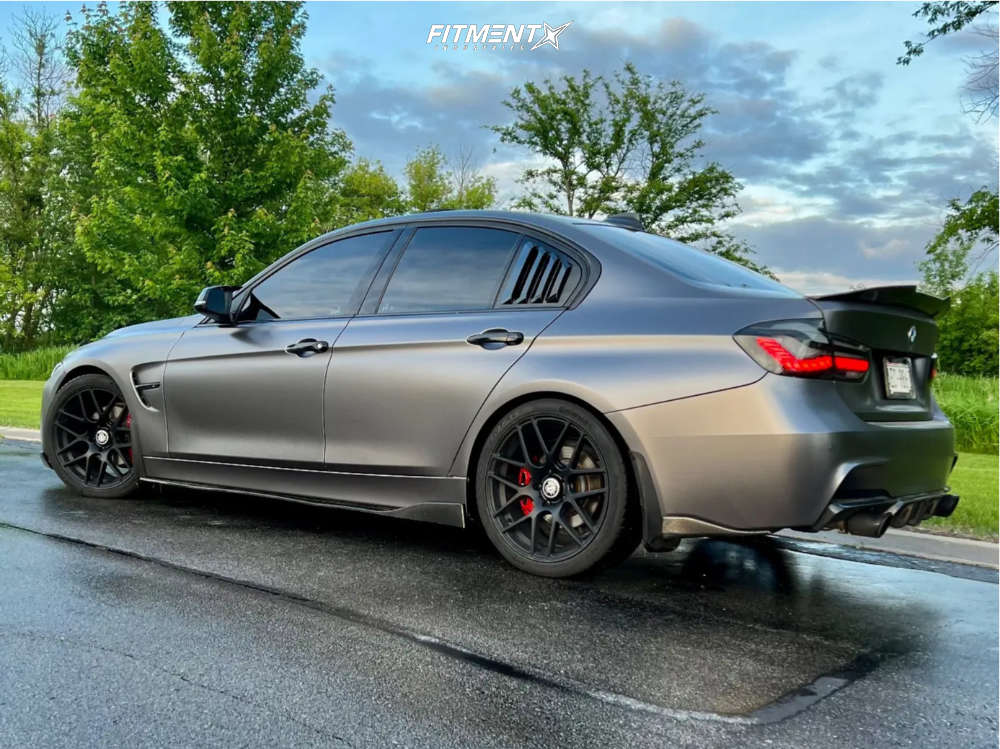 2017 BMW 330i XDrive Base with 19x8.5 Curva C7 and Continental 255x35 ...