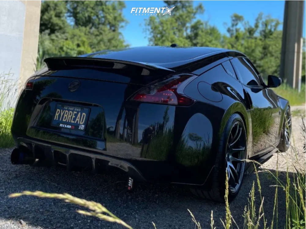 2013 Nissan 370Z Touring with 19x9.5 Work Emotion Cr Kiwami and ...