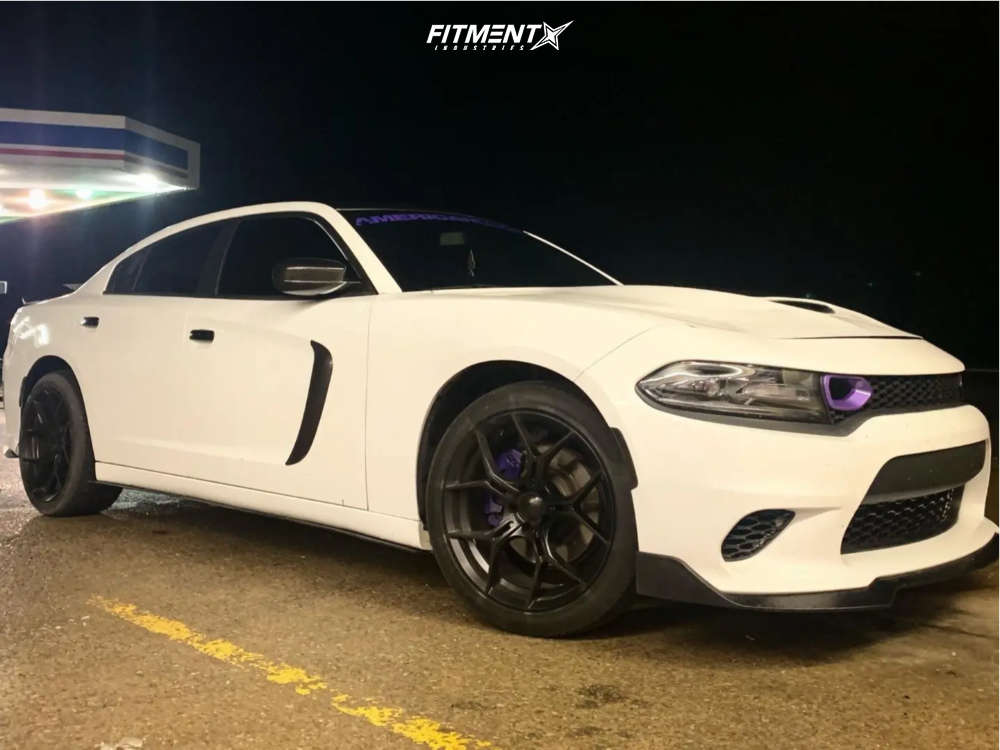 2018 Dodge Charger R/T with 20x9 Asanti Black Abl-37 and Pirelli 245x35 ...