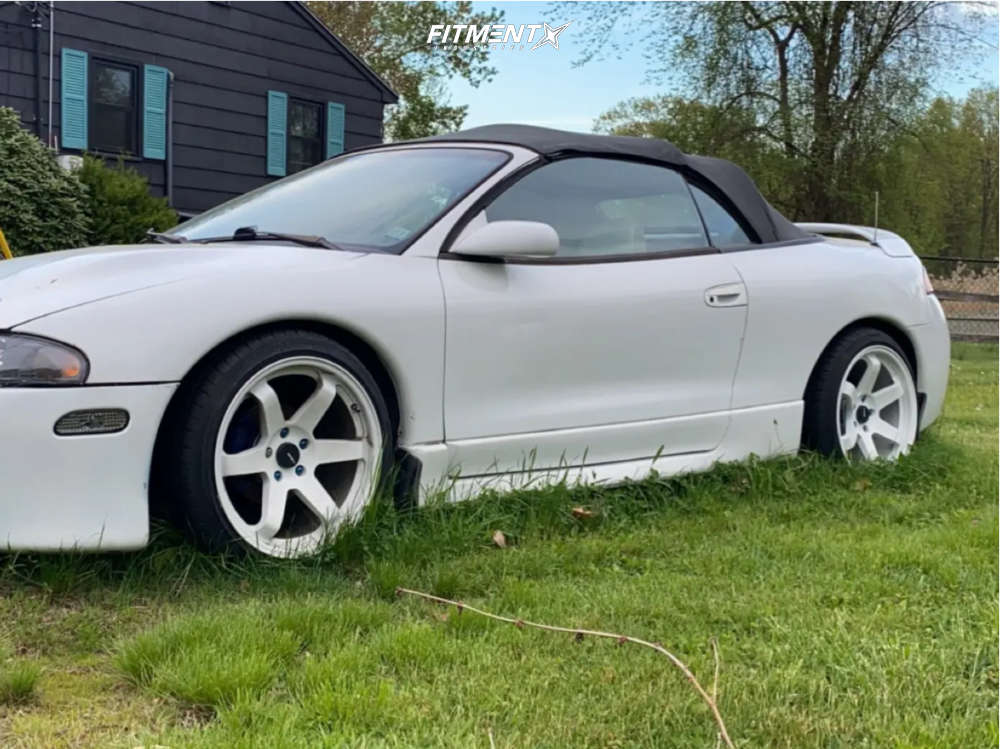 1998 Mitsubishi Eclipse Spyder GST with 18x9.5 AVID1 Av6 and Vercelli ...
