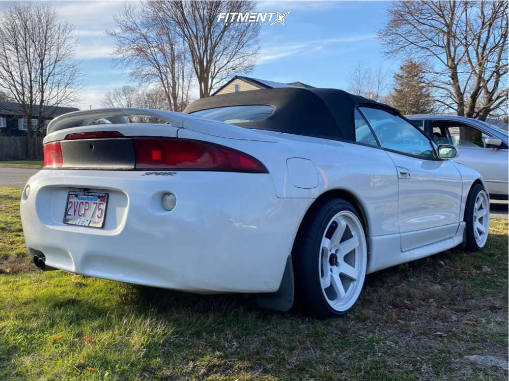1998 Mitsubishi Eclipse Spyder GST with 18x9.5 AVID1 Av6 and Vercelli ...