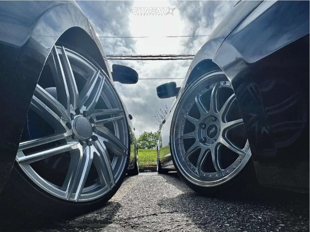 2015 Dodge Dart GT with 18x8 Drag Dr70 and Vercelli 215x35 on Coilovers ...