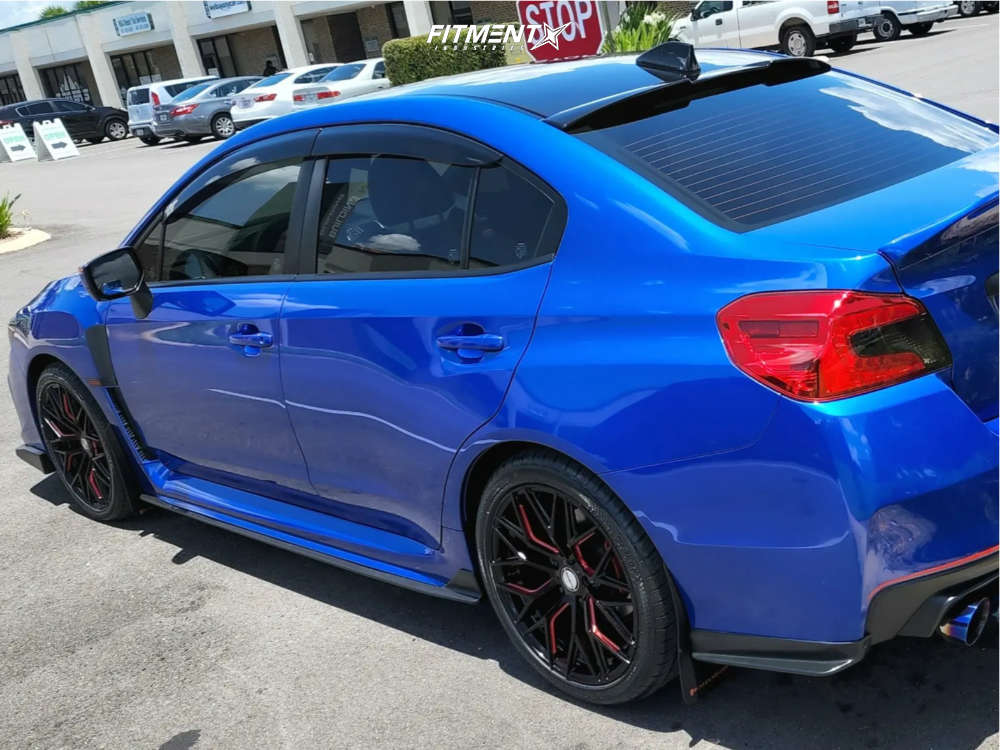 2021 Subaru WRX Base with 18x8 Shift Spring and Vercelli 235x40 on ...